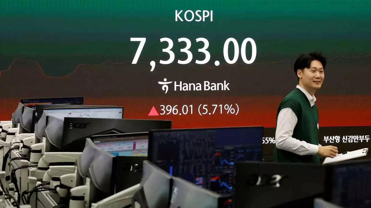 Seoul Stocks Take a Hit: Investors Cash Out Despite Global Tech Rally