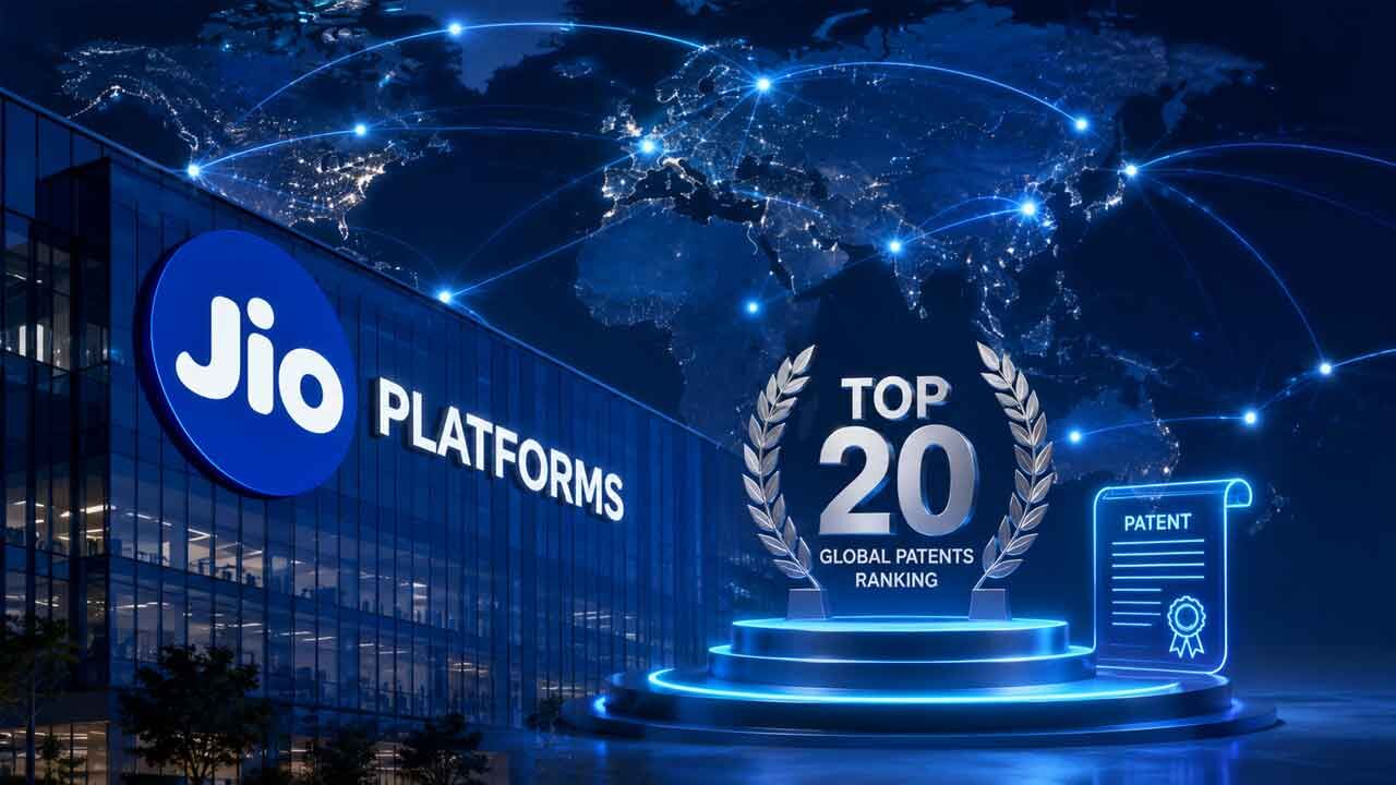 Jio Platforms Surges into Global Top 20 in latest WIPO Patents Ranking