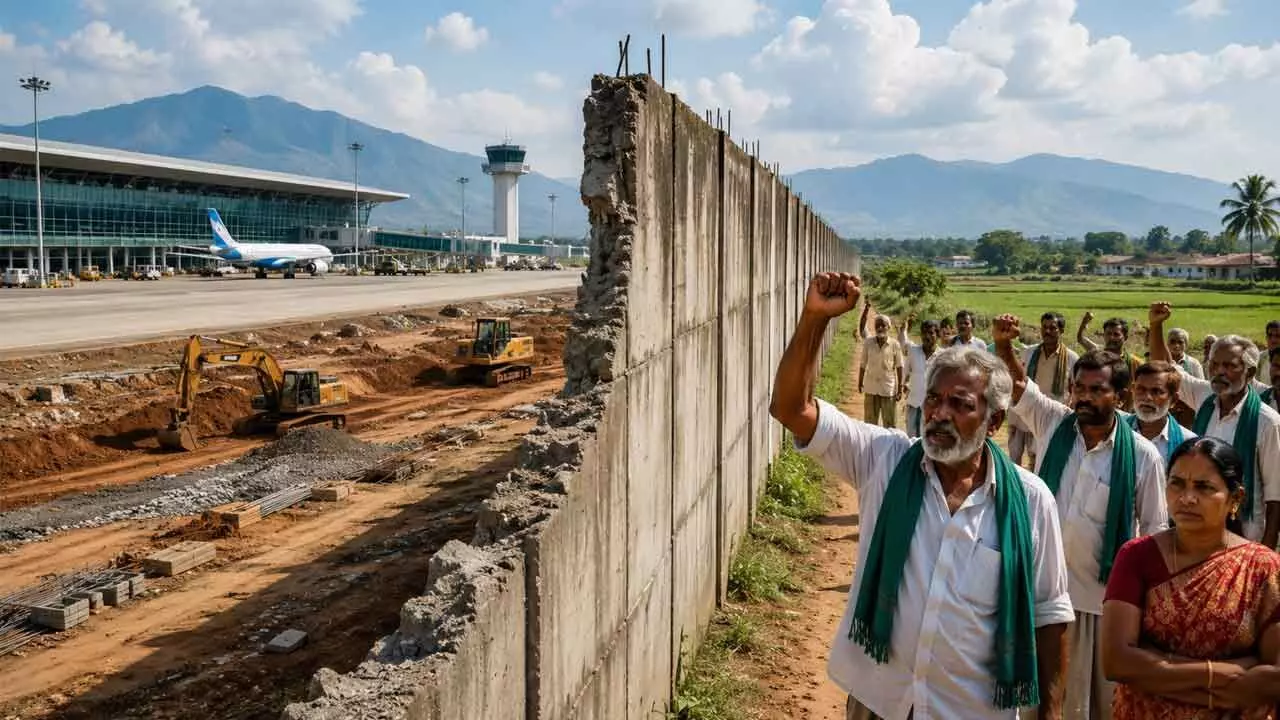 Coimbatore Airport Expansion Hits a Wall — Literally — as Farmers and ...