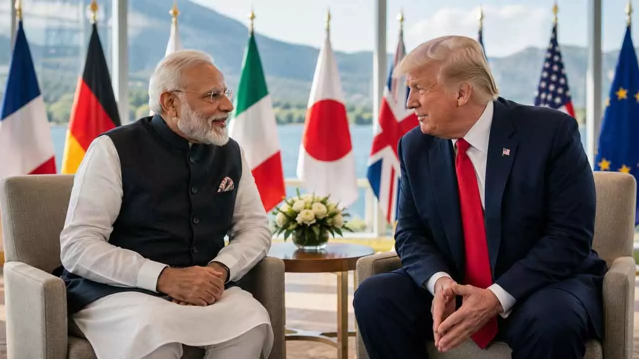 Trump and Modi Sit Down at G7 in France - Trade Deal, AI, and Global ...