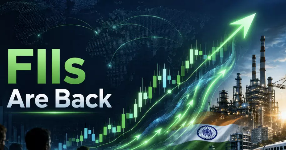 FII buying returns after extended selling phase, lifts market sentiment