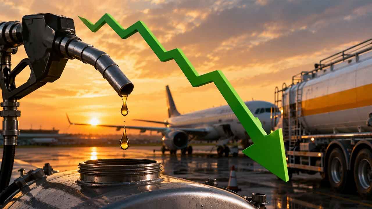 Jet Fuel Prices Drop by Nearly Rs 5 a Litre as Crude Oil Eases, First ...